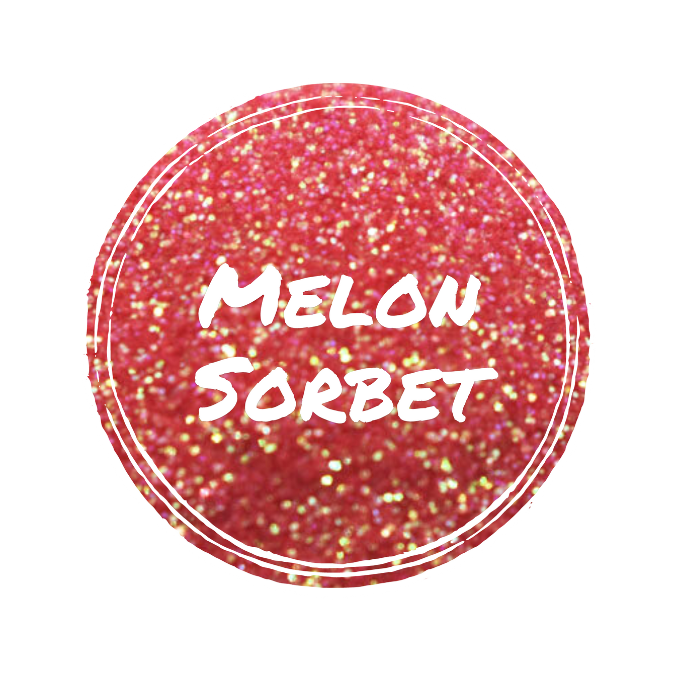 Melon Sorbet iridescent glitter – Glitter Vault